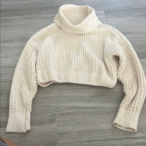 Garage | Sweaters | Garage Cozy Cream Turtleneck Sweater | Poshmark